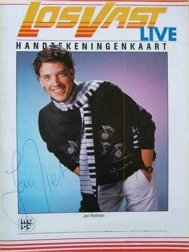 NCRV Los Vast Live Handtekeningenkaart Jan Rietman | Hilversum in Kaarten 3